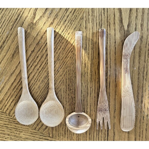 Pampered Chef | Kitchen | Pampered Chef Bamboo Salad Set Mini 5pieces ...